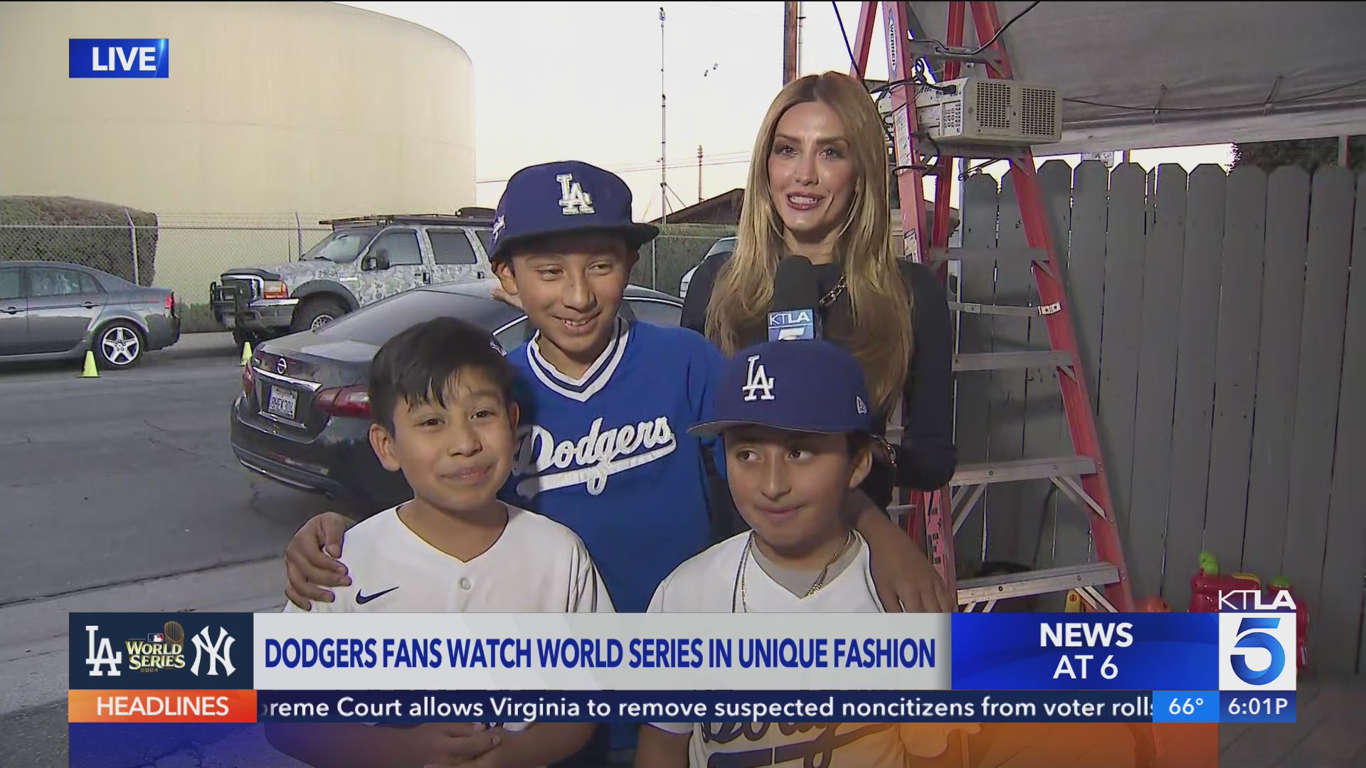 Fans cheer on Dodgers in Game 5 of World Series – KTLA
