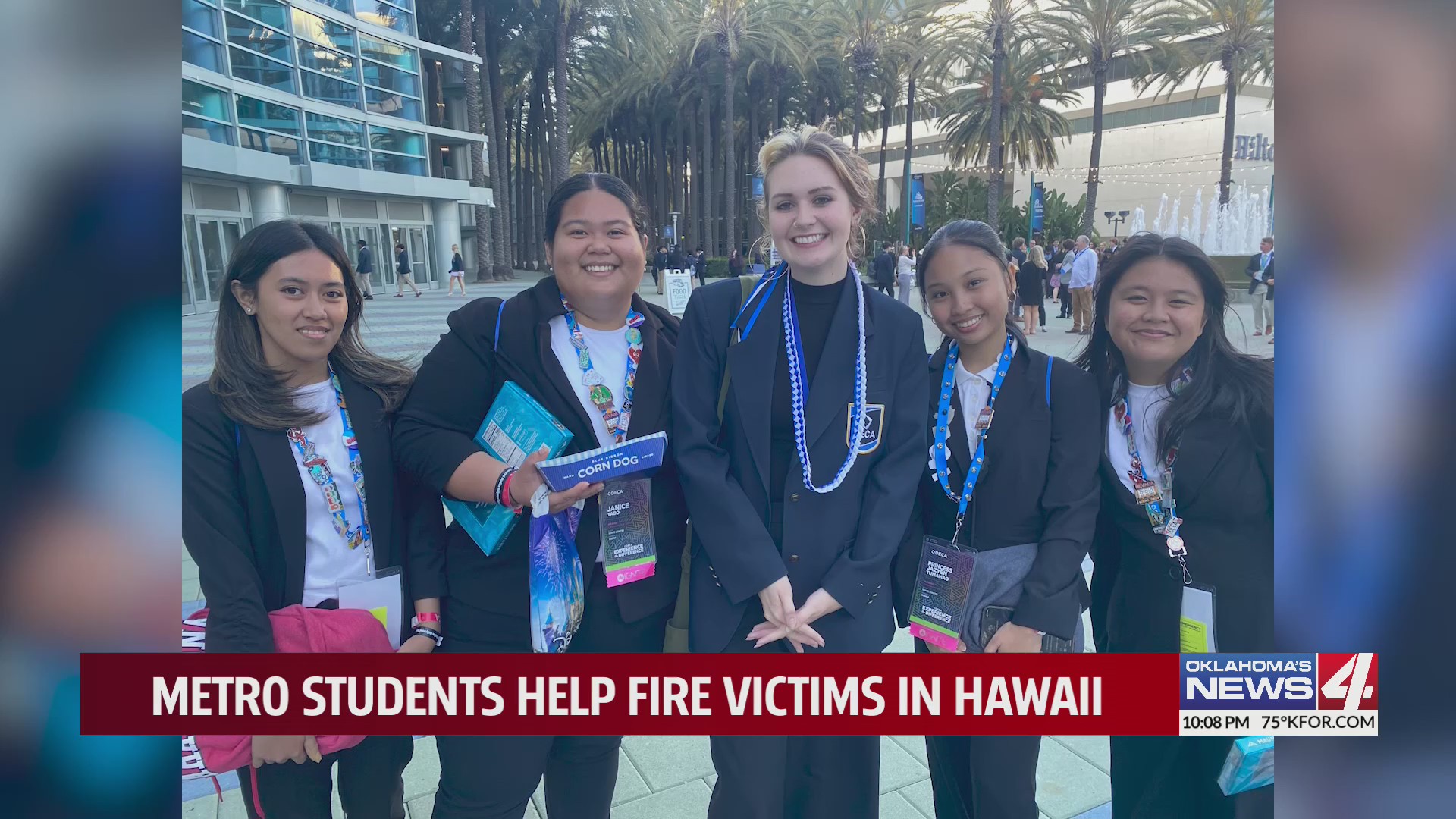 Metro students help fire victims in hawaii – KFOR.com Oklahoma City
