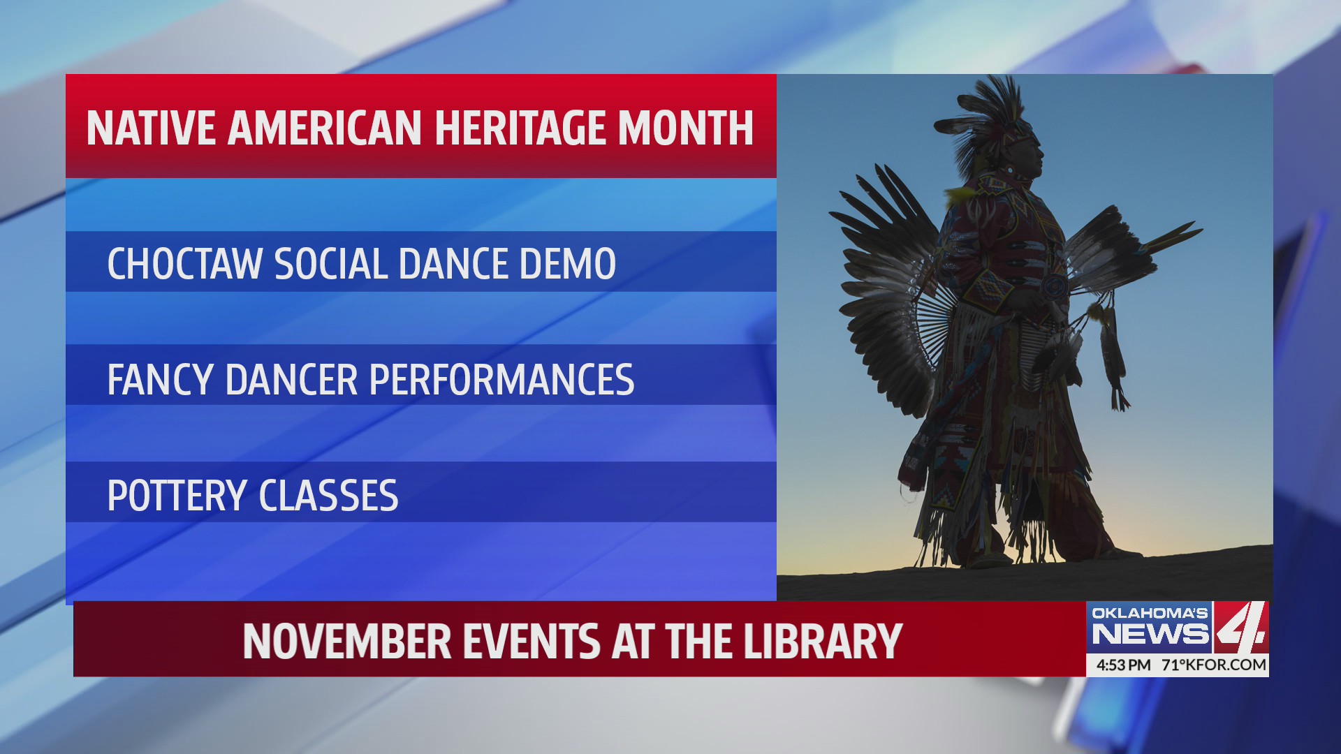 November events at the library – KFOR.com Oklahoma City