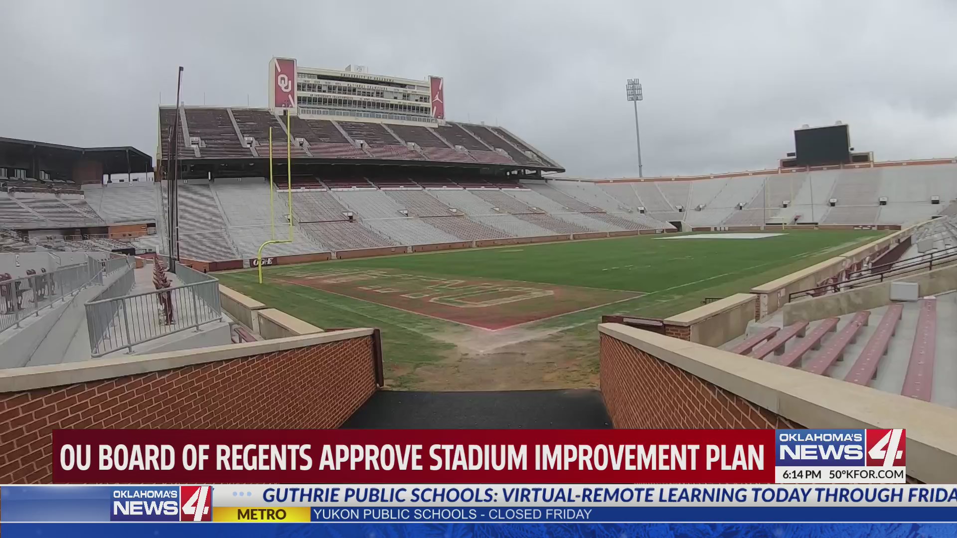 OU Board of Regents approve stadium improvement plan – KFOR.com ...