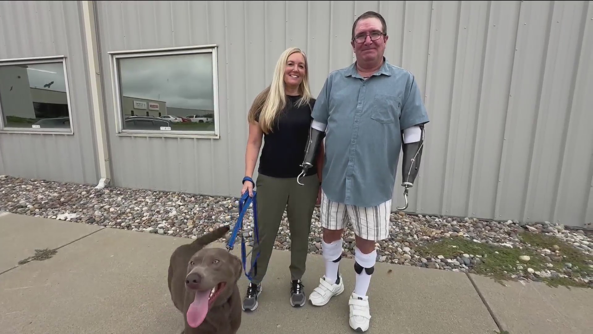 Three-legged dog finds home with armless man – who13.com