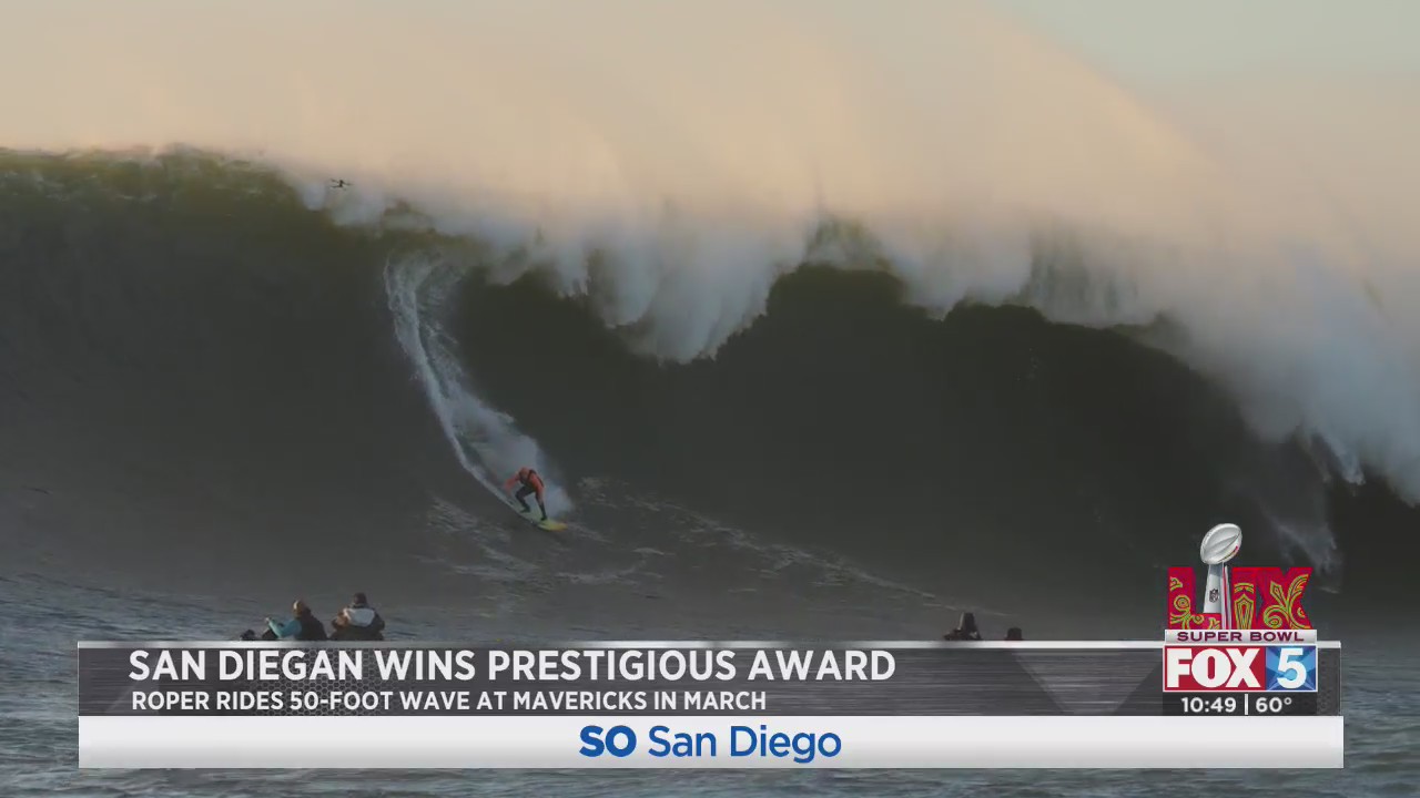 San Diegan wins prestigious surfer award – FOX 5 San Diego & KUSI News
