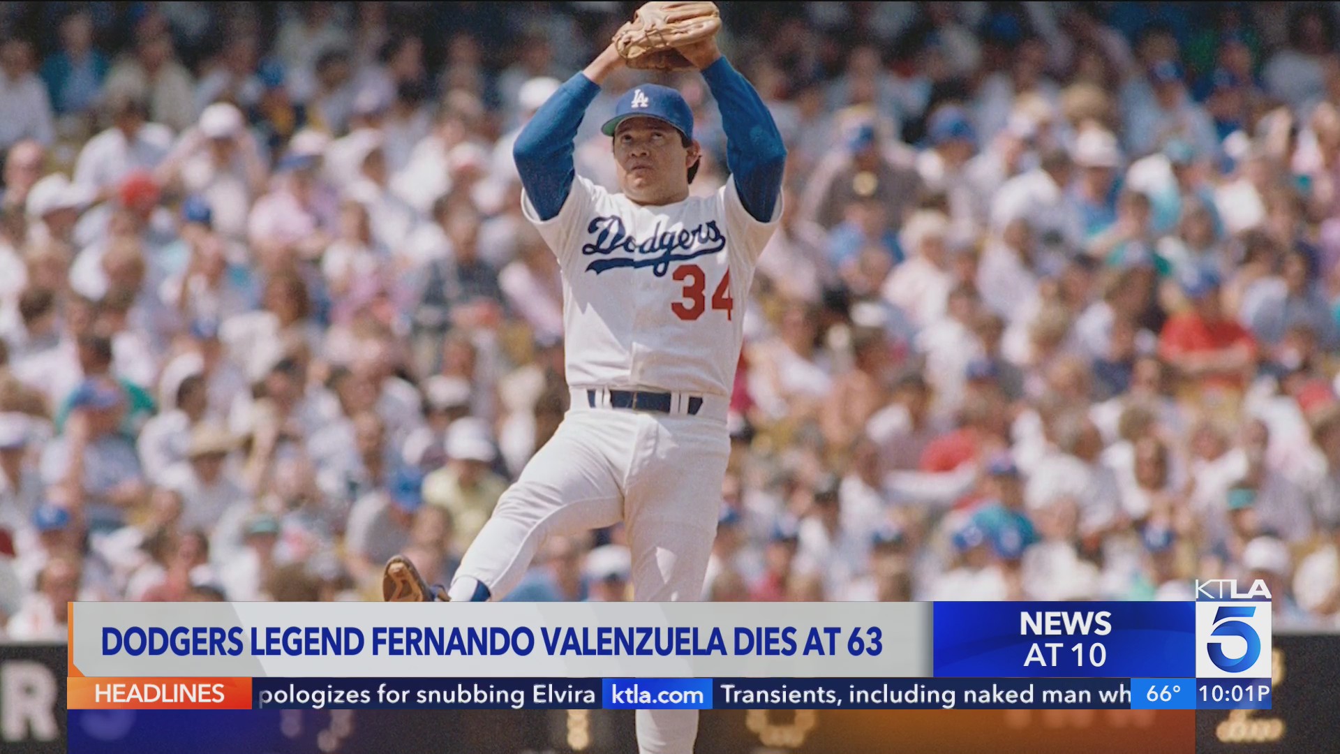 Dodgers legend Fernando Valenzuela dies at 63 – KTLA