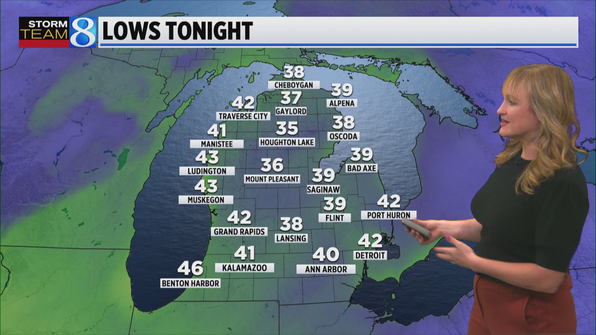 Storm Team 8 Forecast: Noon 102524 – WOODTV.com