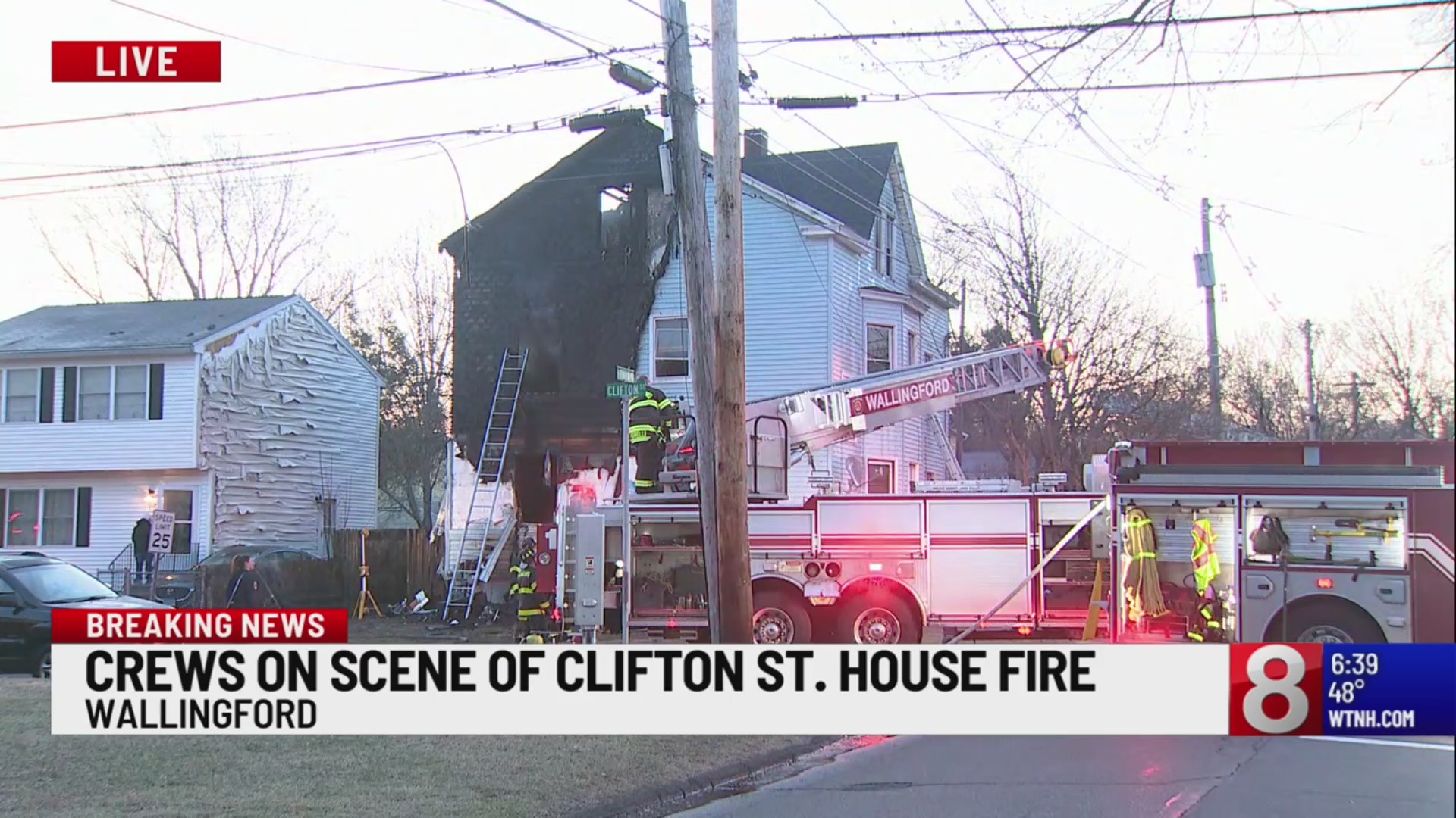 Crews battle multifamily house fire in Wallingford – WTNH.com