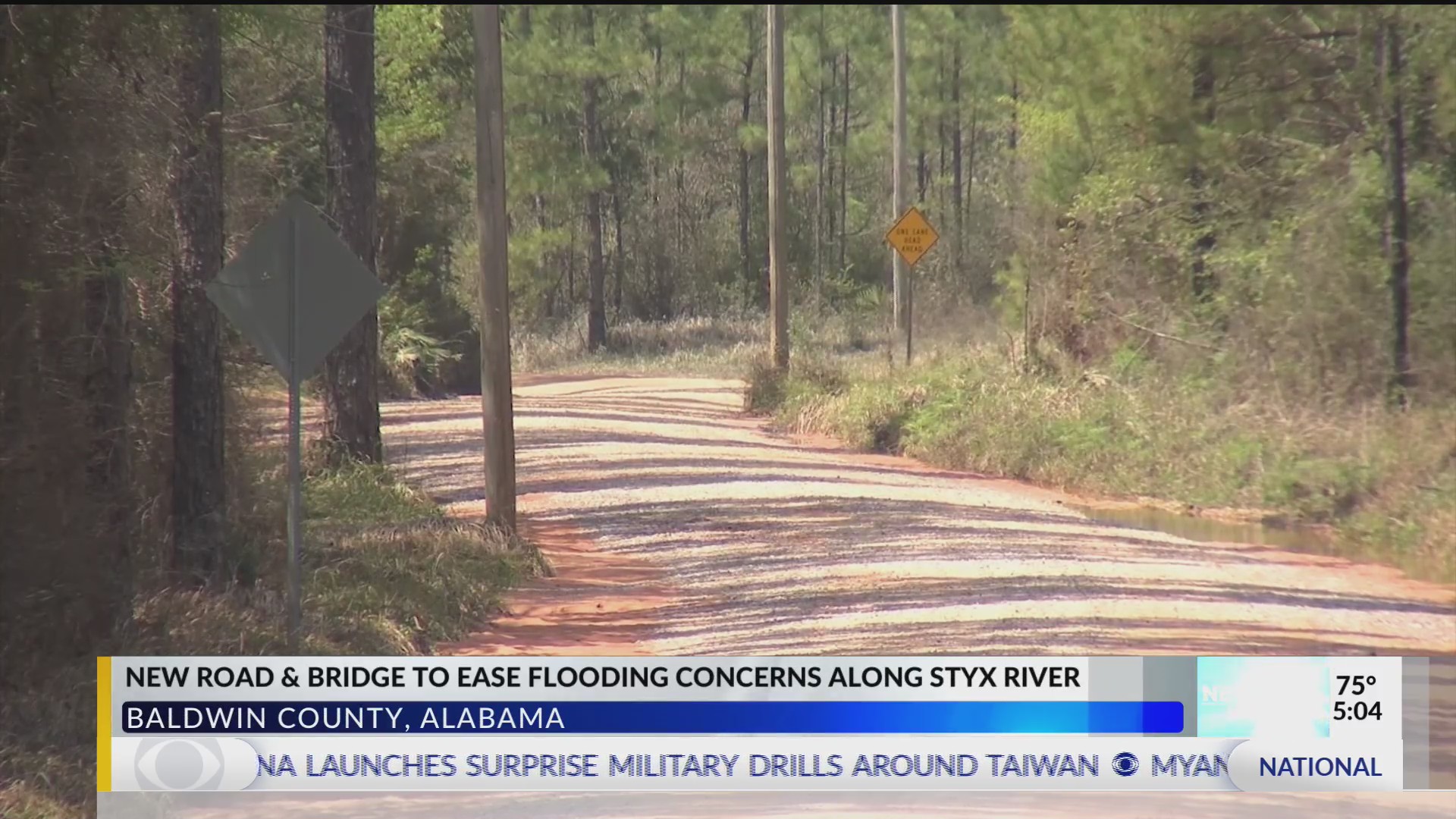 Styx River flooding fix planned — new road, bridge project underway ...