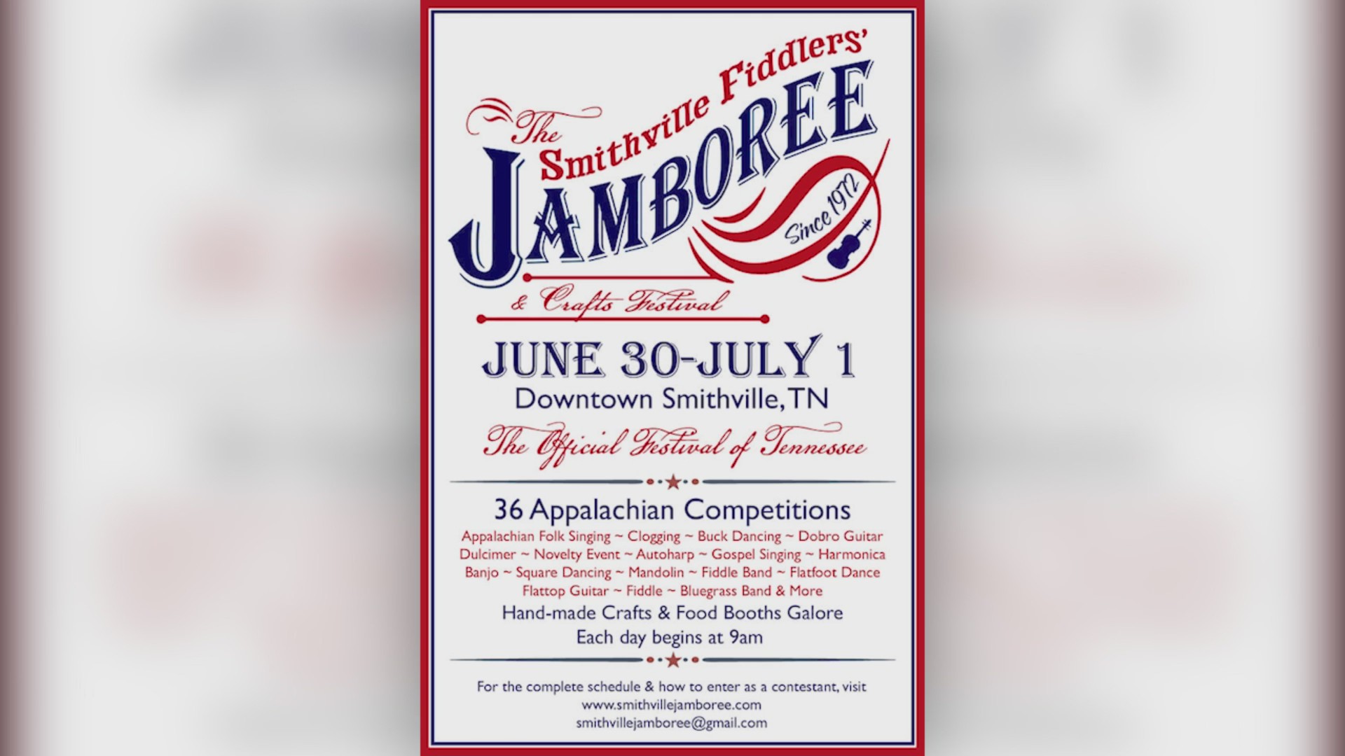 Newsmaker: Smithville Fiddlers jamboree and crafts festival – WKRN News 2