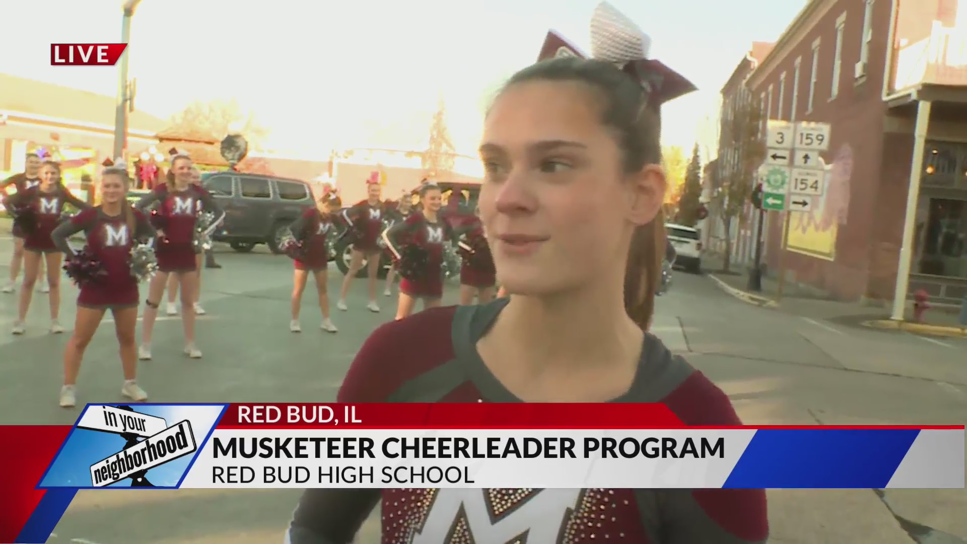 Musketeer Cheerleader Program at Red Bud High School – FOX 2