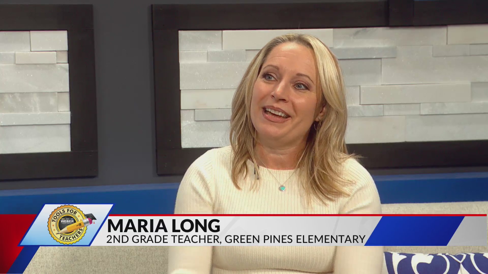 Green Pine second grade teacher Maria Long receives $500 for making a ...