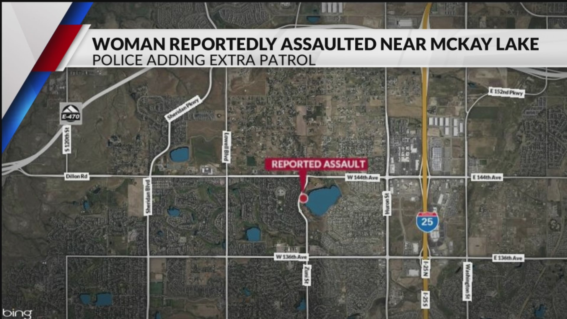 Woman reports assault near McKay Lake – FOX31 Denver