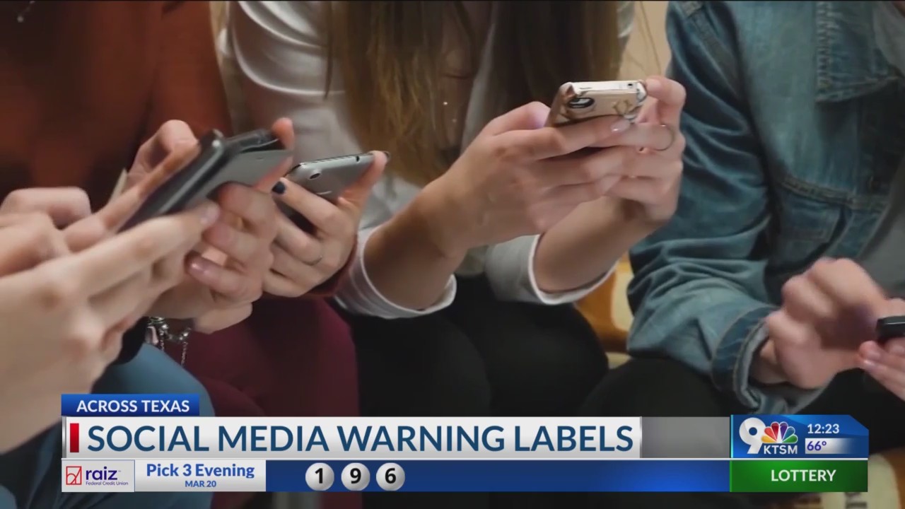 Social media warning labels – KTSM 9 News