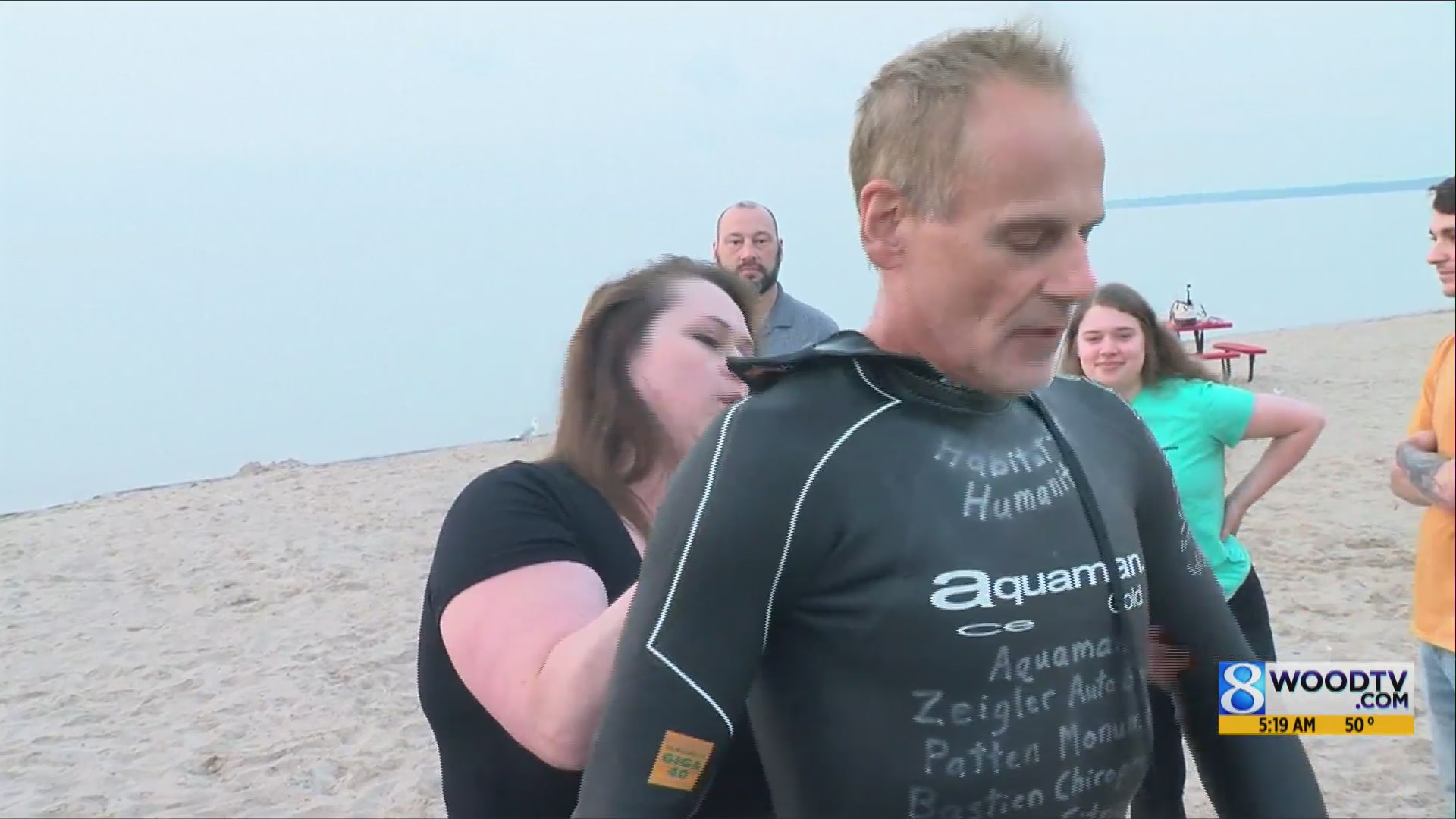 Jim Dreyer will attempt to swim across Lake Michigan again – WOODTV.com