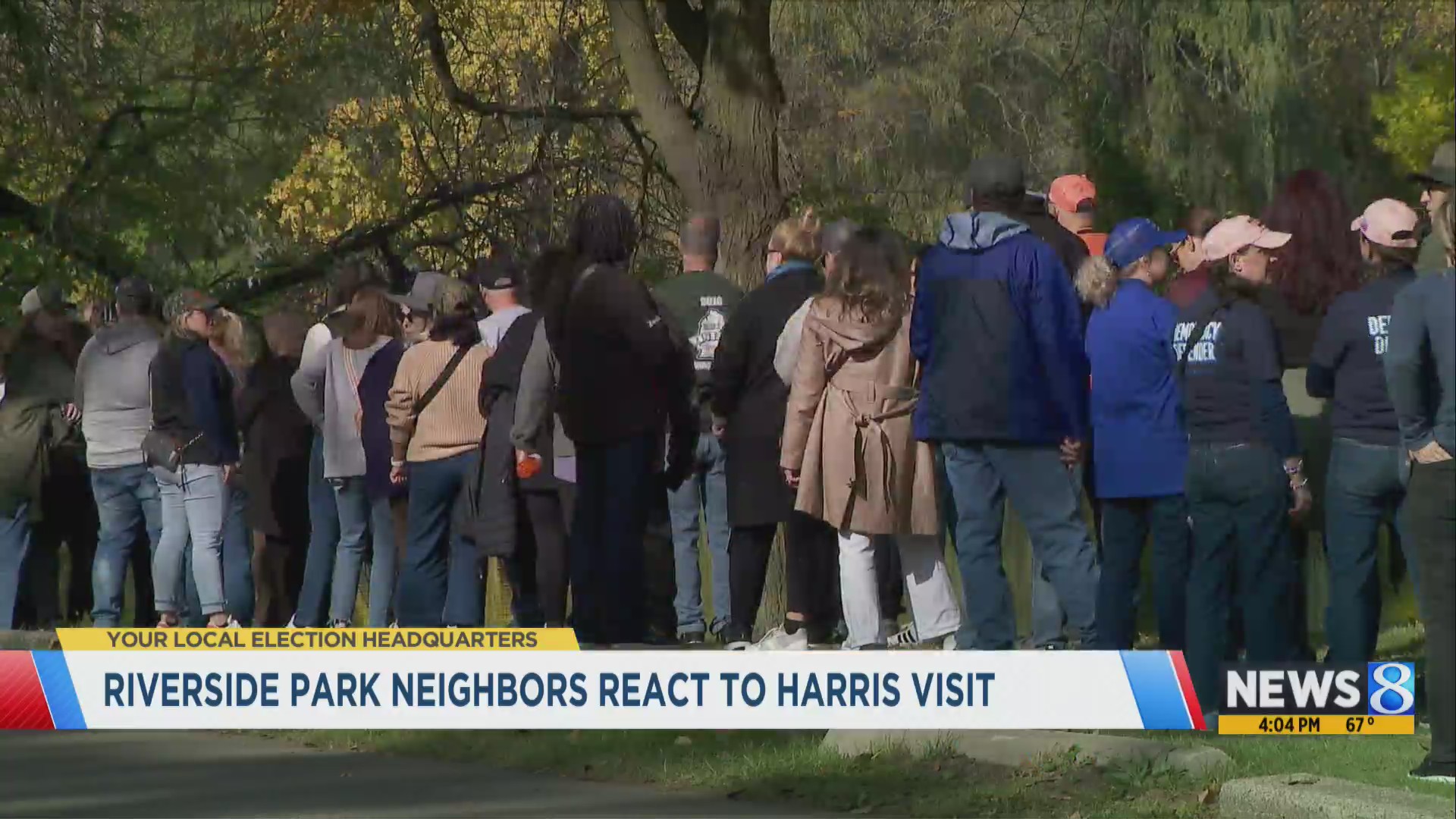Riverside Park neighbors react to Harris visit – WOODTV.com