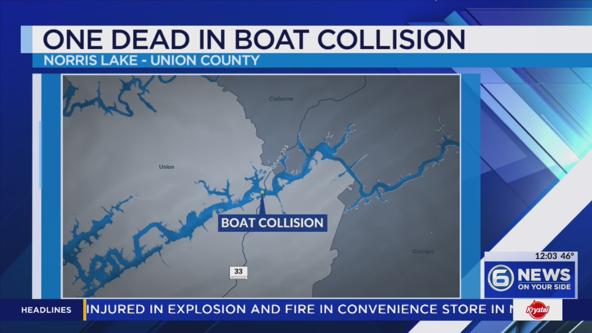 TWRA identifies victim of fatal boating crash on Norris Lake – WATE 6 ...