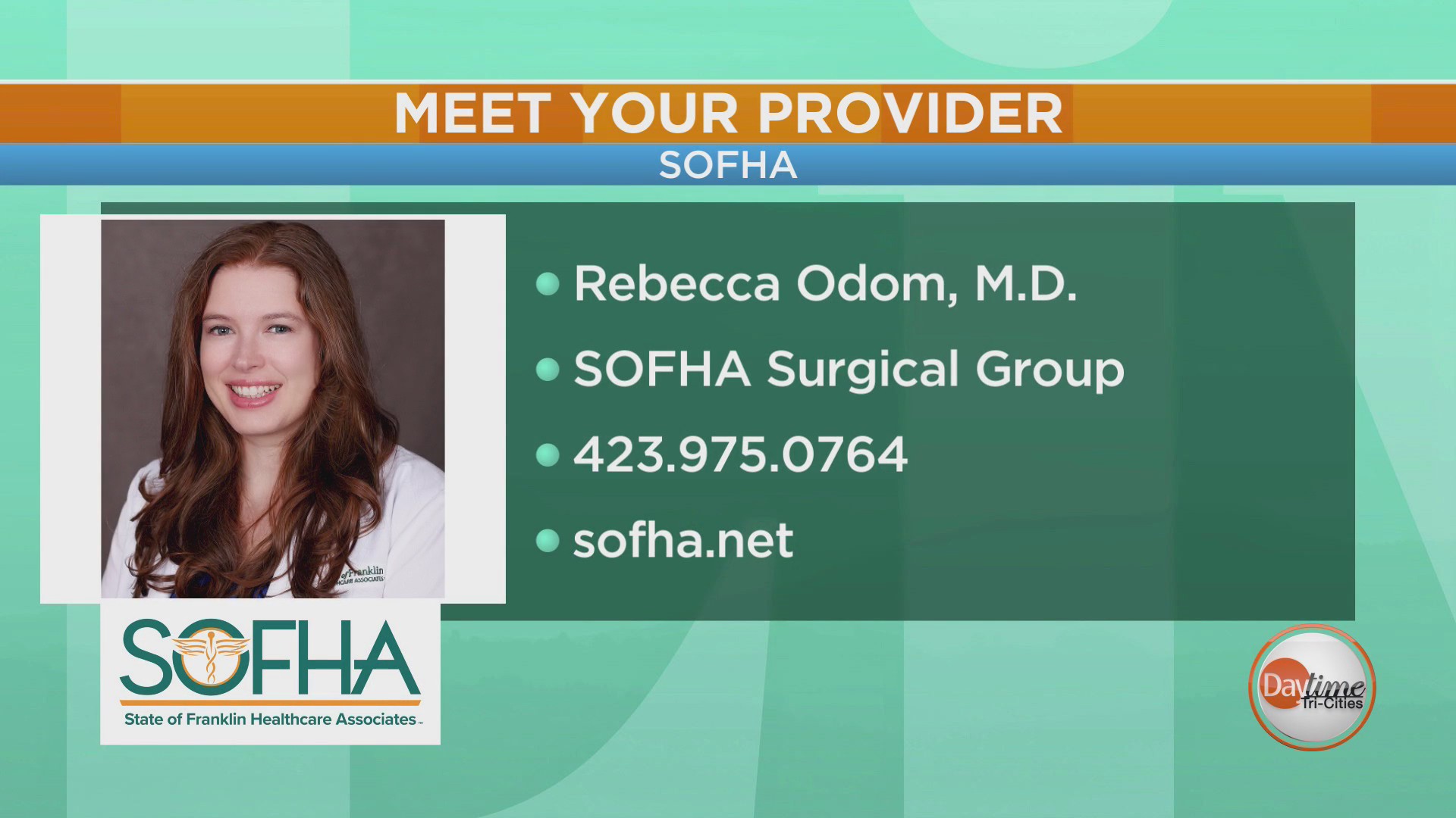 Sponsored Content: Meet Your Provider with SOFHA: Dr. Rebecca Odom ...
