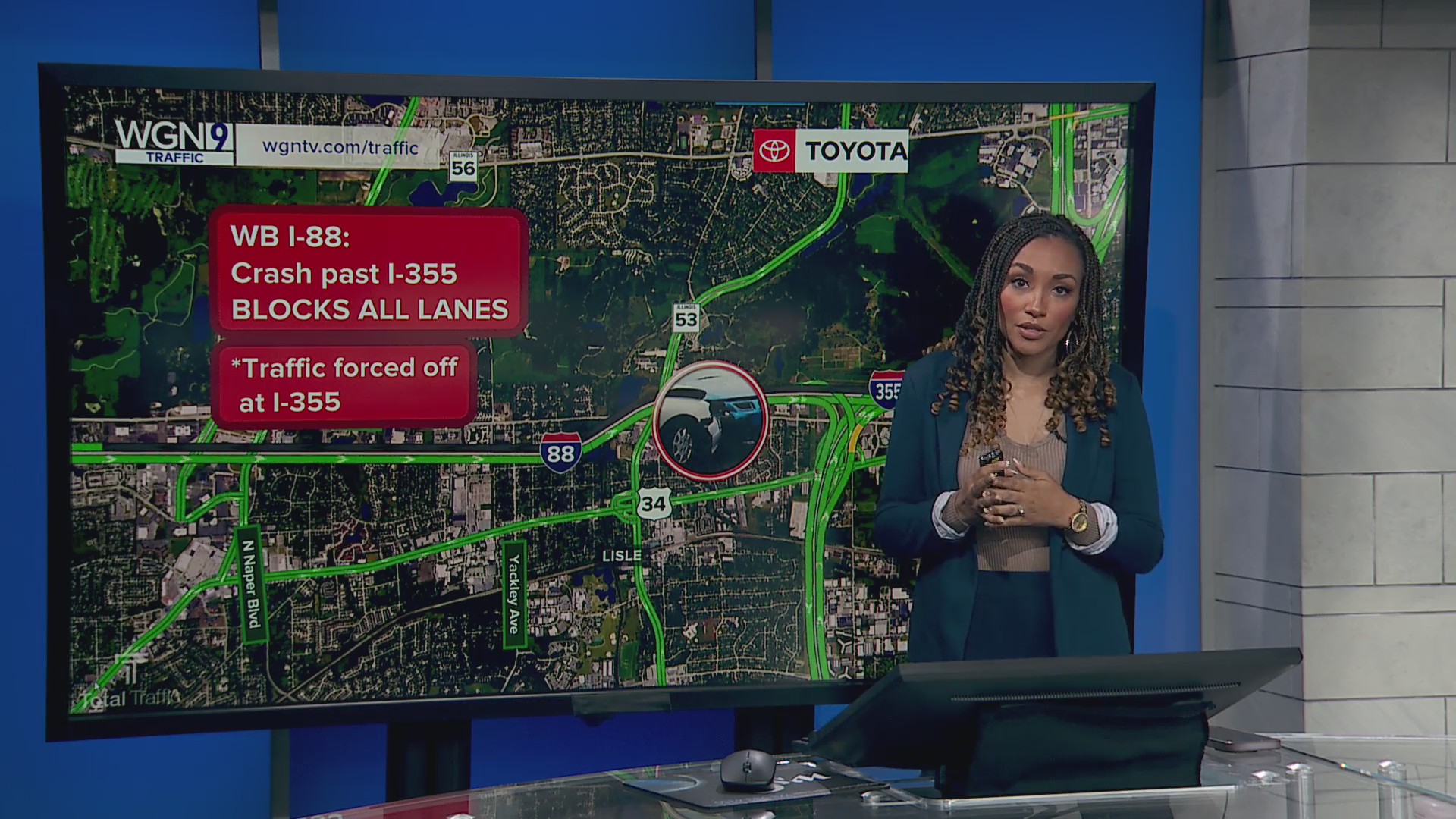 Deadly crash shuts down portion of I-88 in DuPage County – WGN-TV