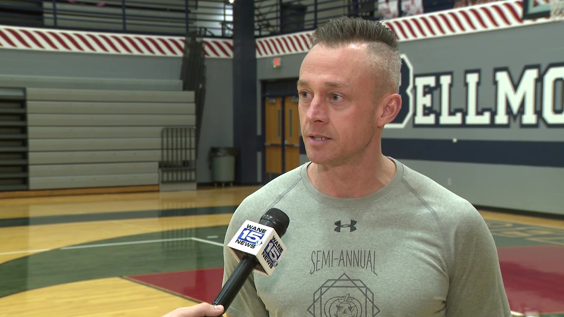 Bellmont head girls basketball coach Andy Heim practice interview 1/20 ...