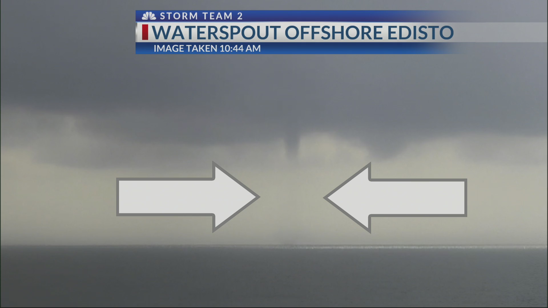 Waterspout spotted of Edisto Beach – WCBD News 2
