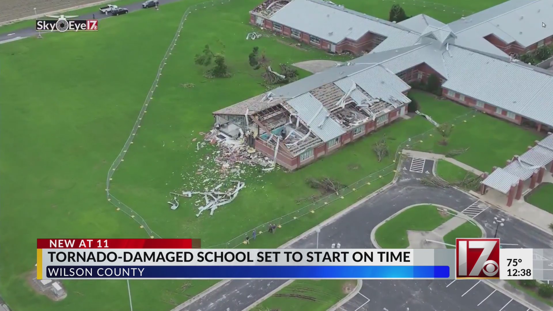 Wilson County middle school rebuilds after tornado hits – CBS17.com