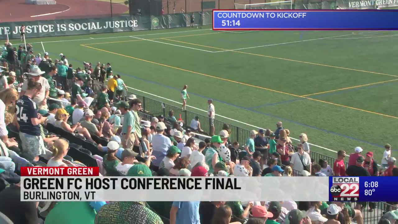 Vermont Green FC host conference final – ABC22 & FOX44