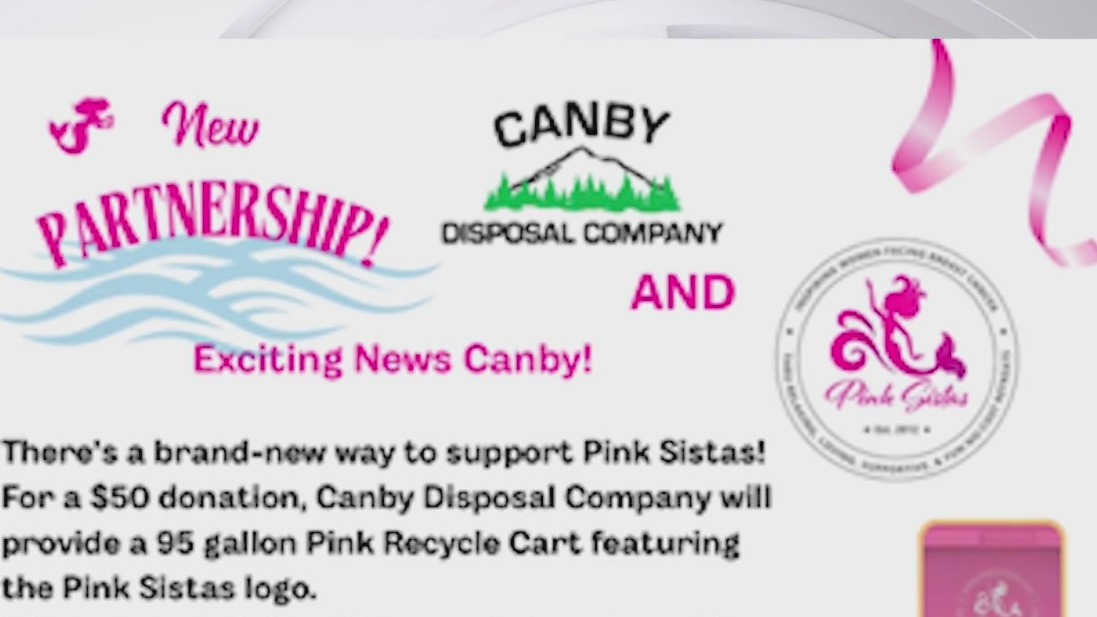 Canby Goes Pink: Local Trash Cans Take on a Stylish Mission for Breast ...