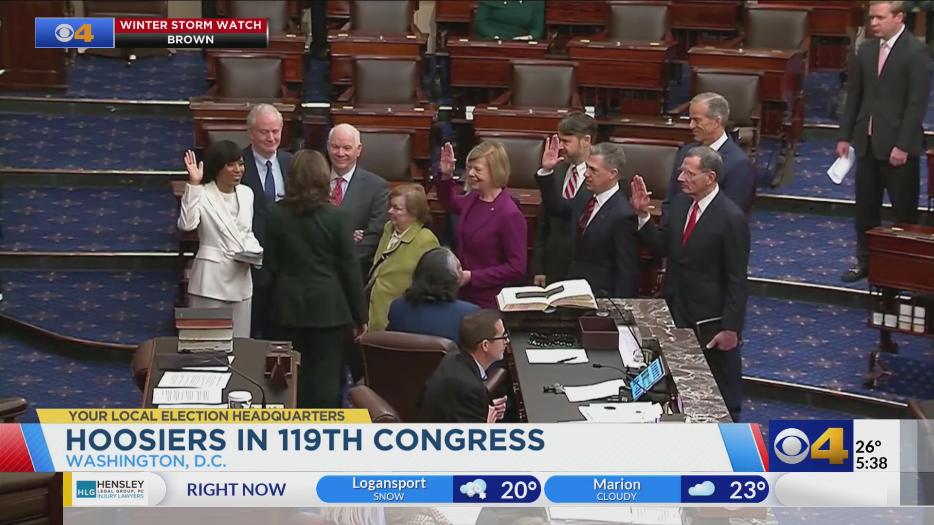 Hoosier representatives sworn into the 119th Congress – Fox 59