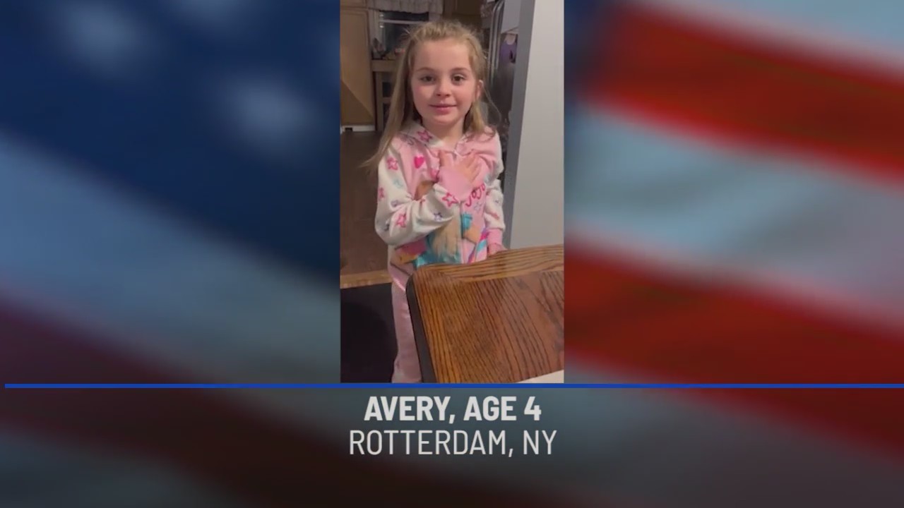 Avery gives us our daily pledge of allegiance – NEWS10 ABC