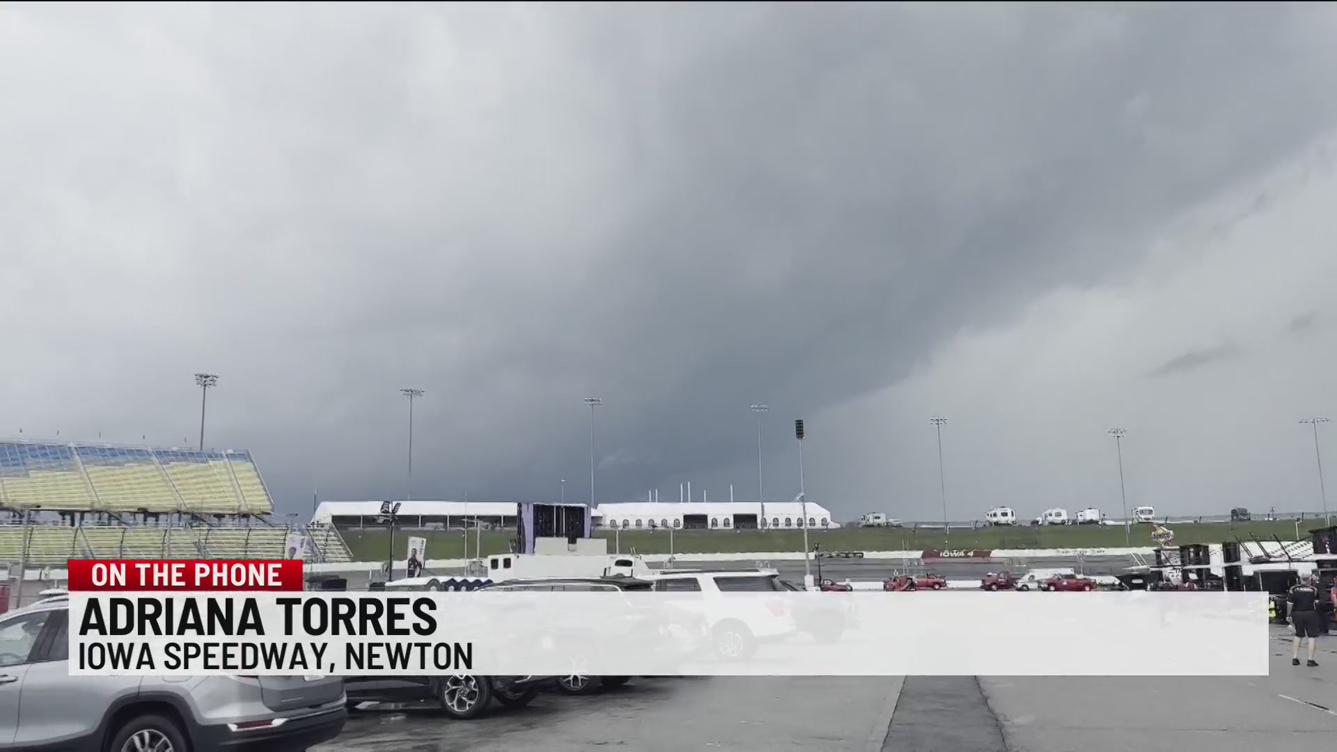 Iowans at Iowa Speedway hunker down as tornado-warned storm moves through – who13.com