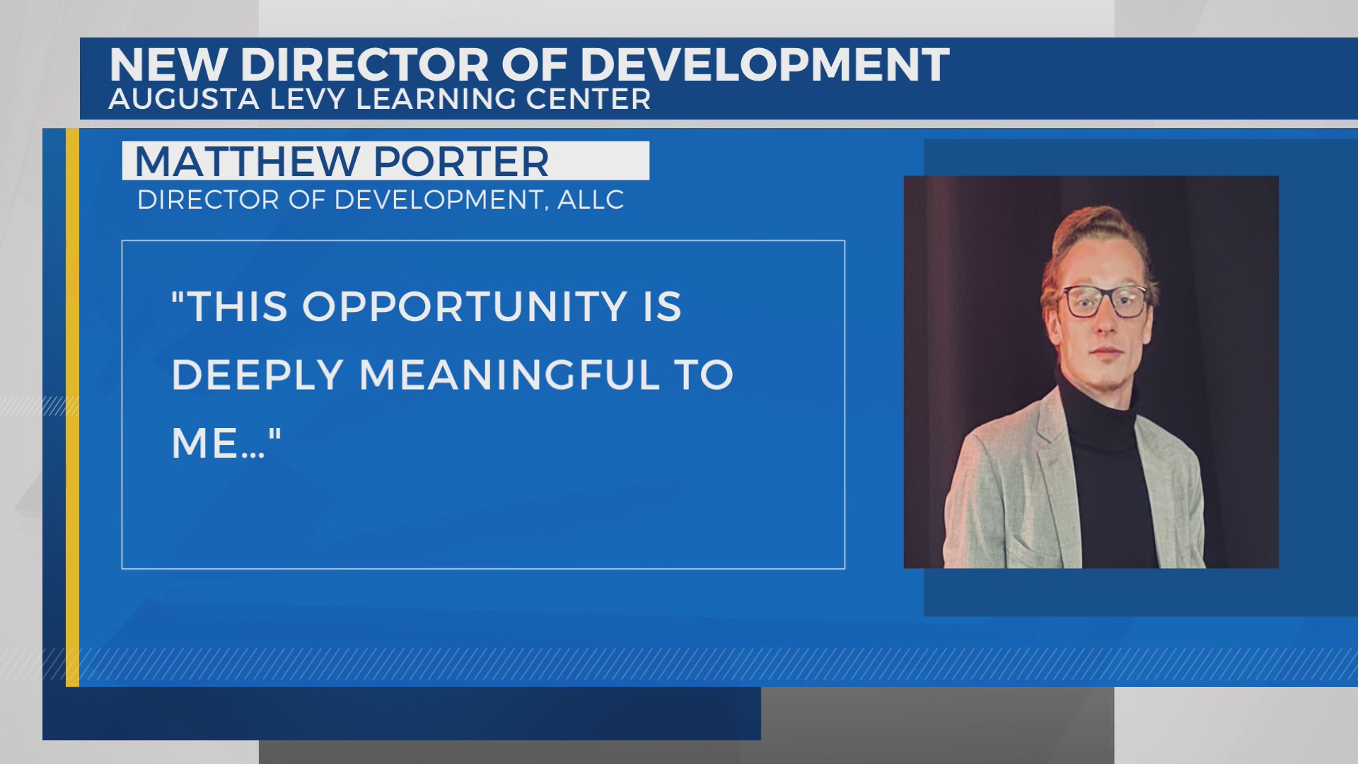Augusta Levy Learning Center names new Director of Development – WTRF