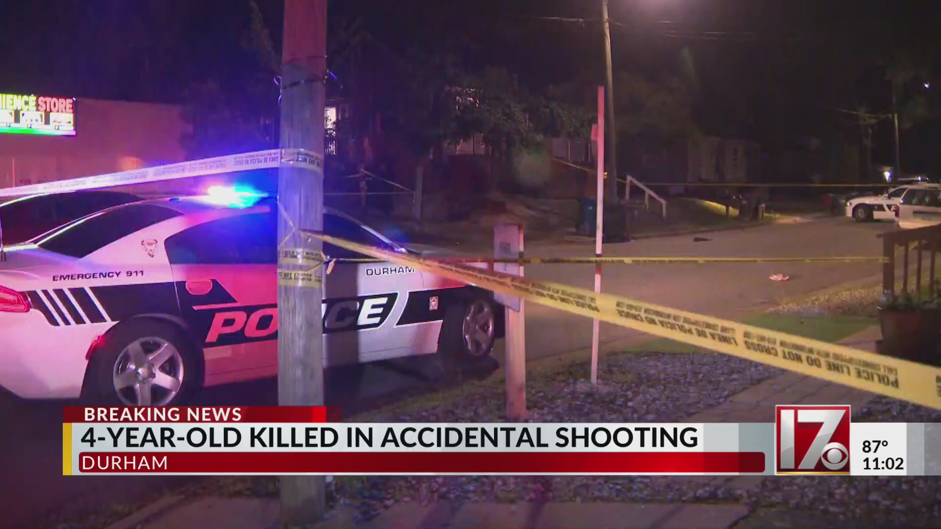 4-year-old dies in accidental shooting in Durham – CBS17.com