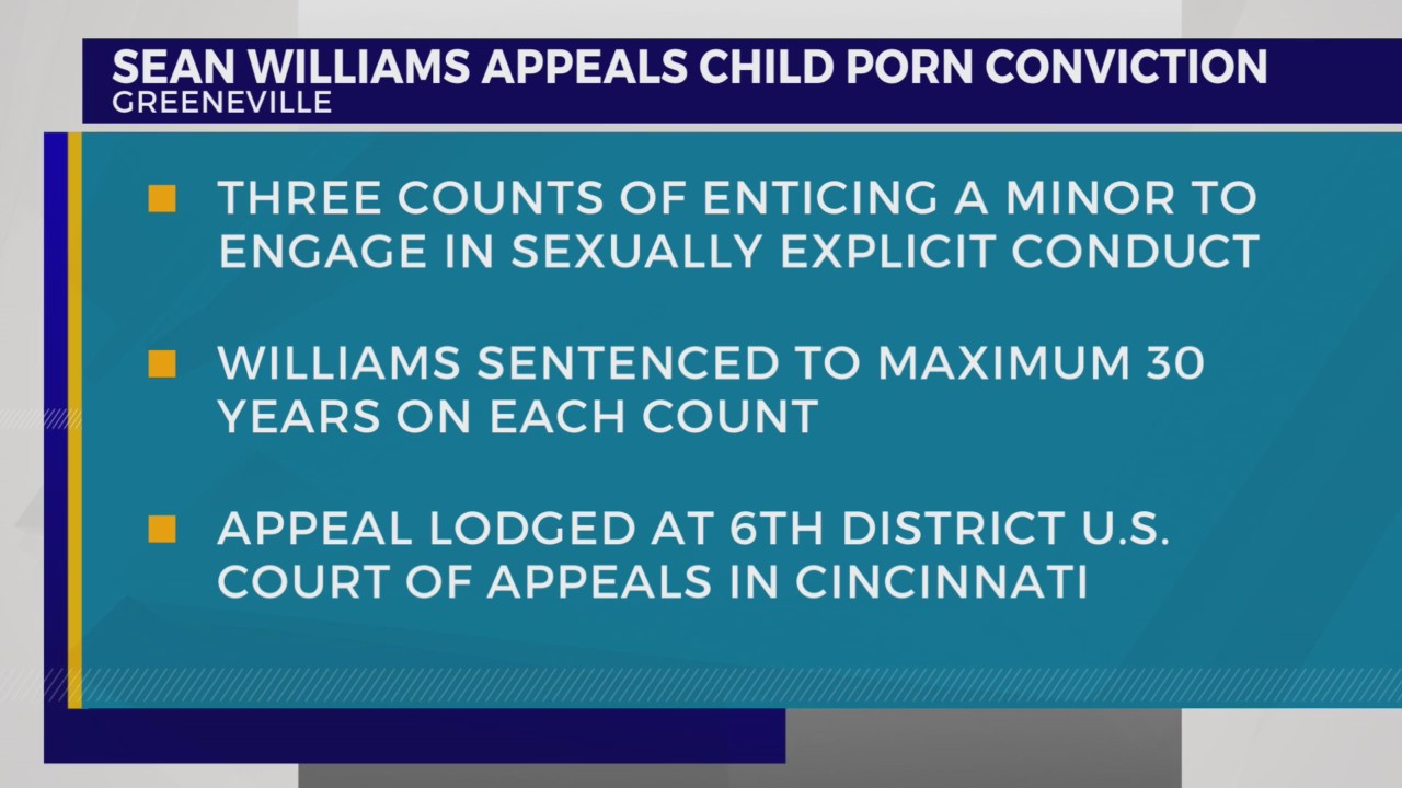 Sean Williams formally appeals child porn conviction – WJHL | Tri ...