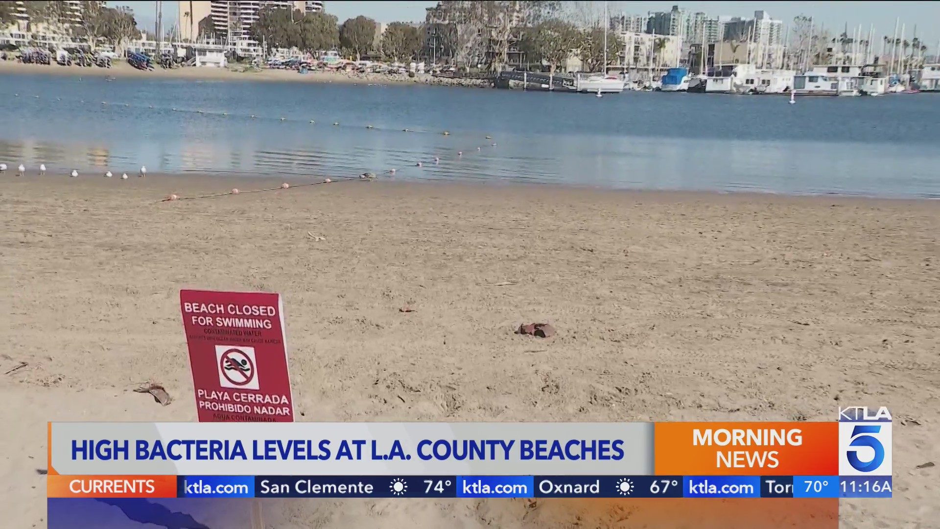 Ocean Water Use Warning in effect for multiple L.A. County beaches – KTLA