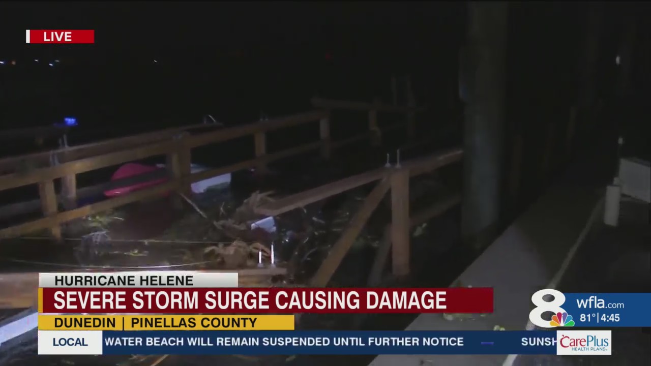 Dunedin Marina damaged from storm surge – WFLA