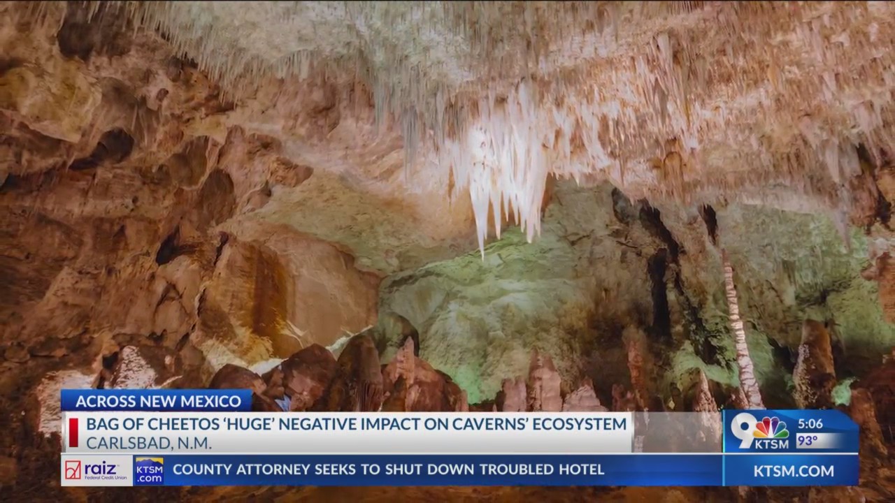 Cheetos ‘huge’ impact on Carlsbad Caverns ecosystem – KTSM 9 News