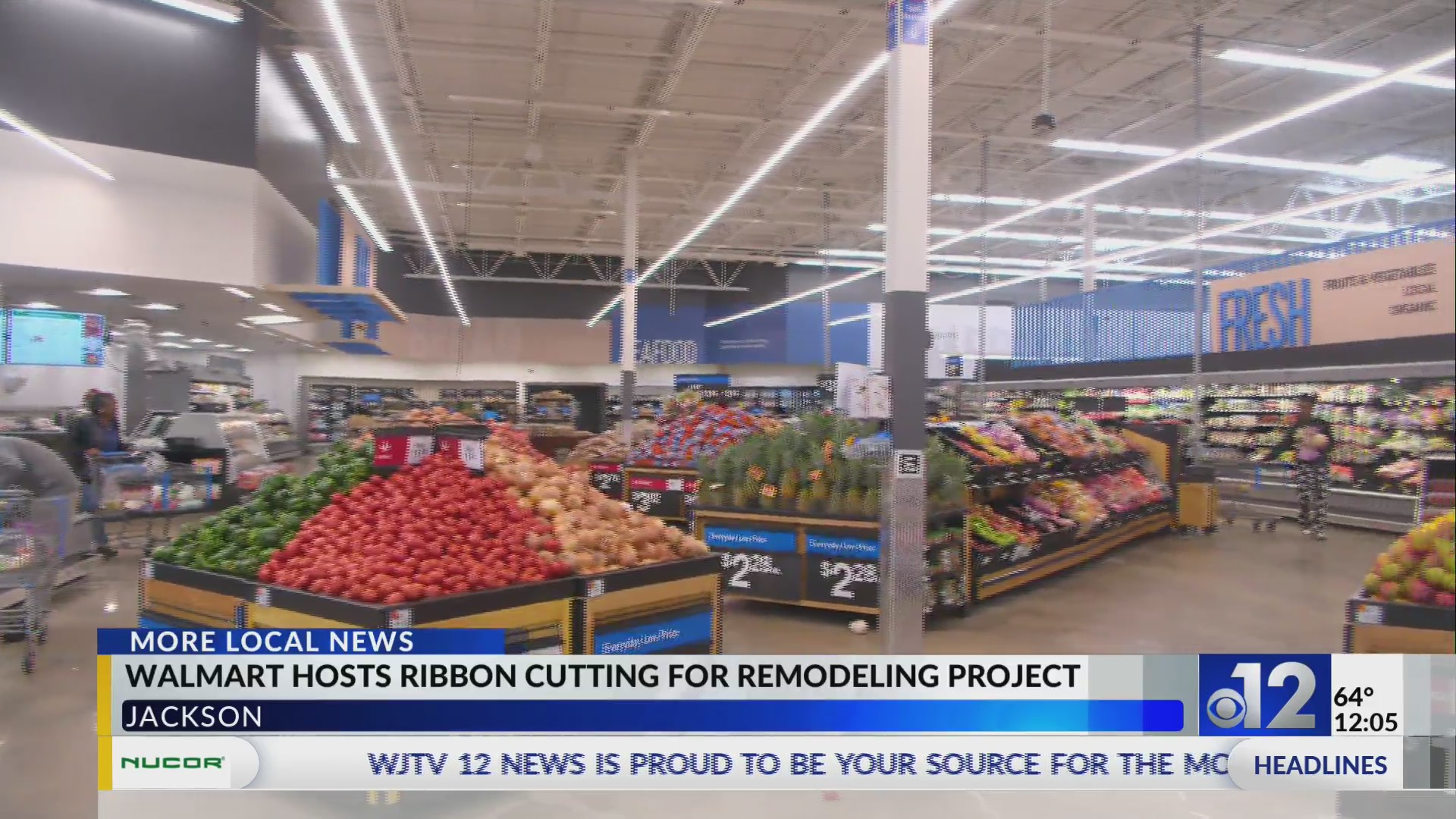 Jackson Walmart holds ribbon cutting for remodeling project – WJTV