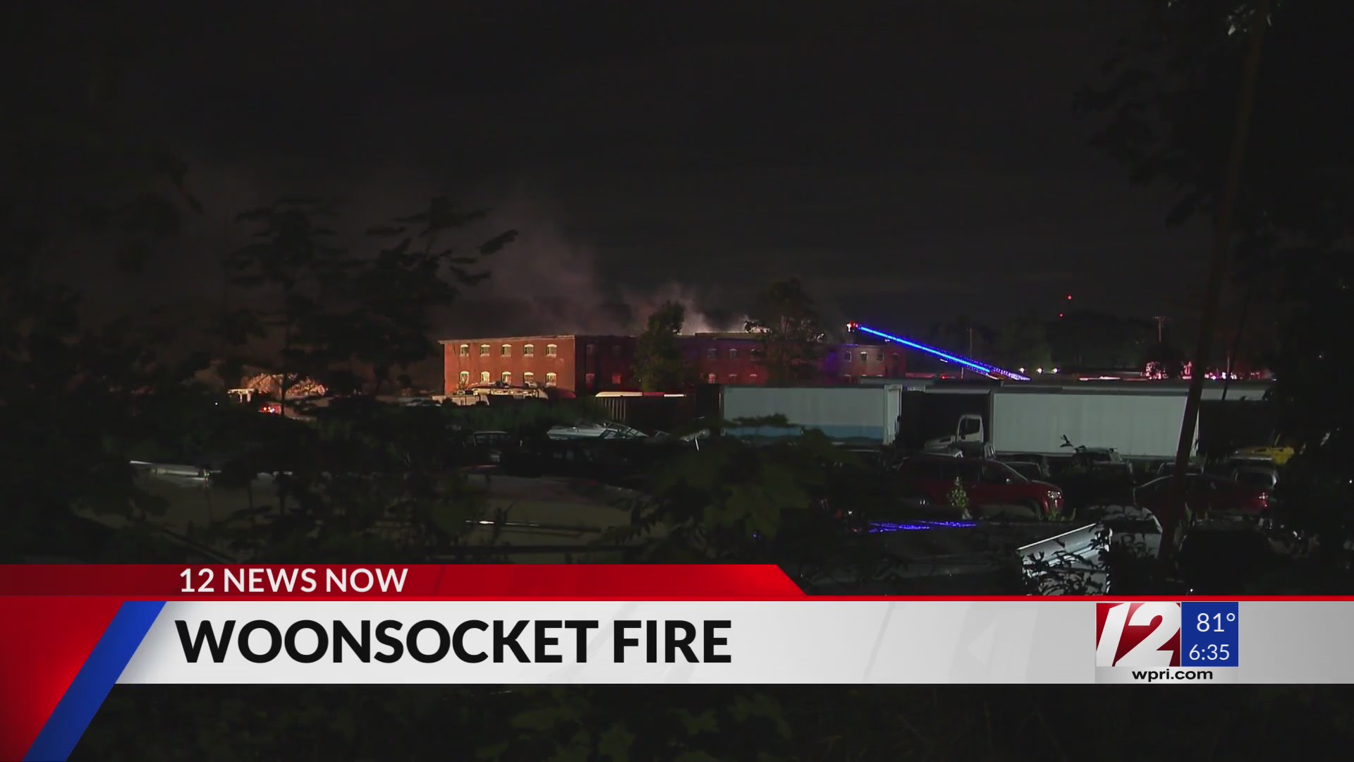 Crews in Woonsocket respond to building fire – WPRI.com