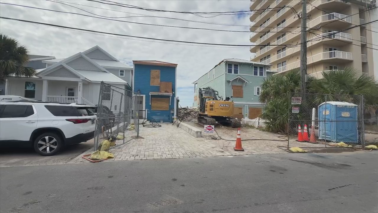 Tilted house in Panama City Beach reduced to rubble – WKRG News 5
