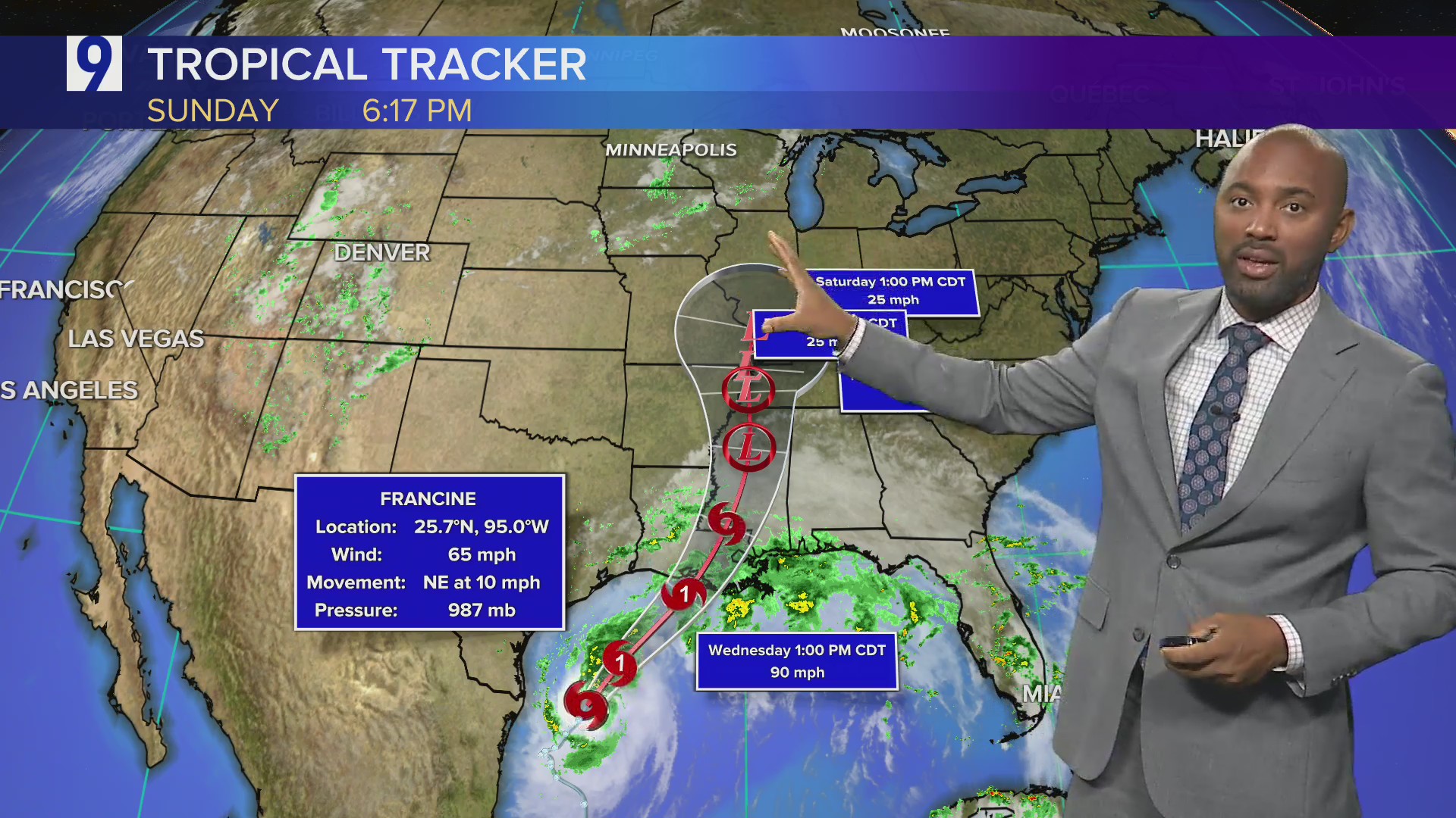 Timeline: Tropical Storm Francine’s impact on Chicagoland – WGN-TV