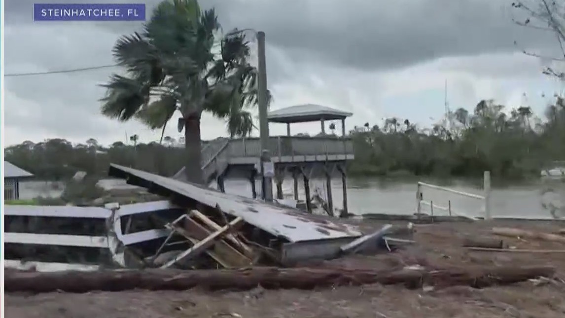 Taylor County, Florida cleaning up after Helene’s destruction | Morning ...