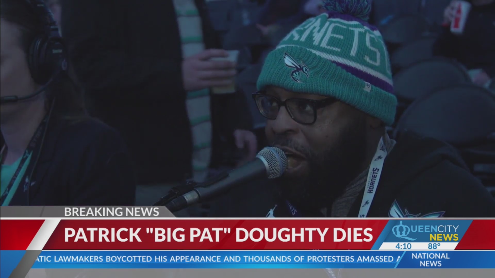 Longtime Hornets PA announcer Patrick ‘Big Pat’ Doughty dies – Queen ...