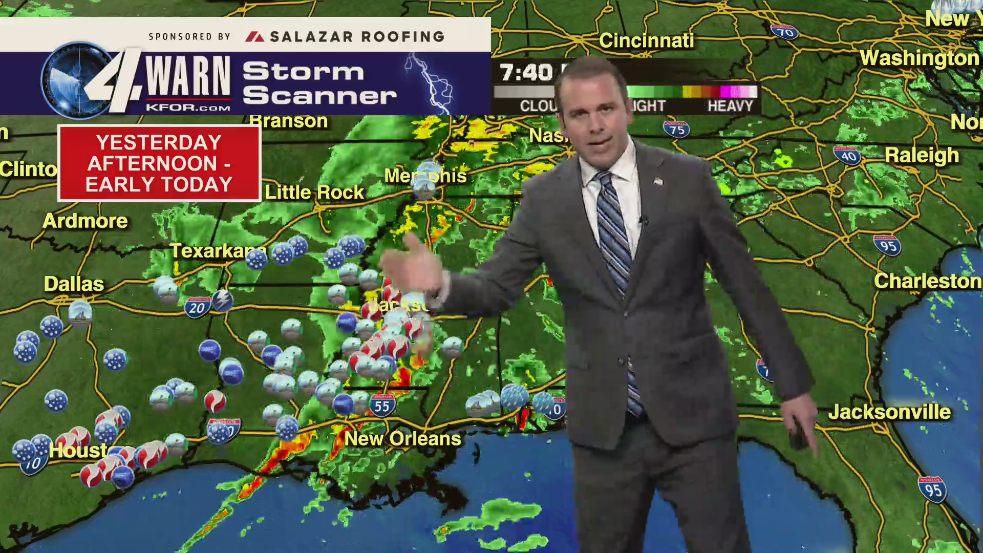 Aaron Brackett tracks huge temperature swings – KFOR.com Oklahoma City