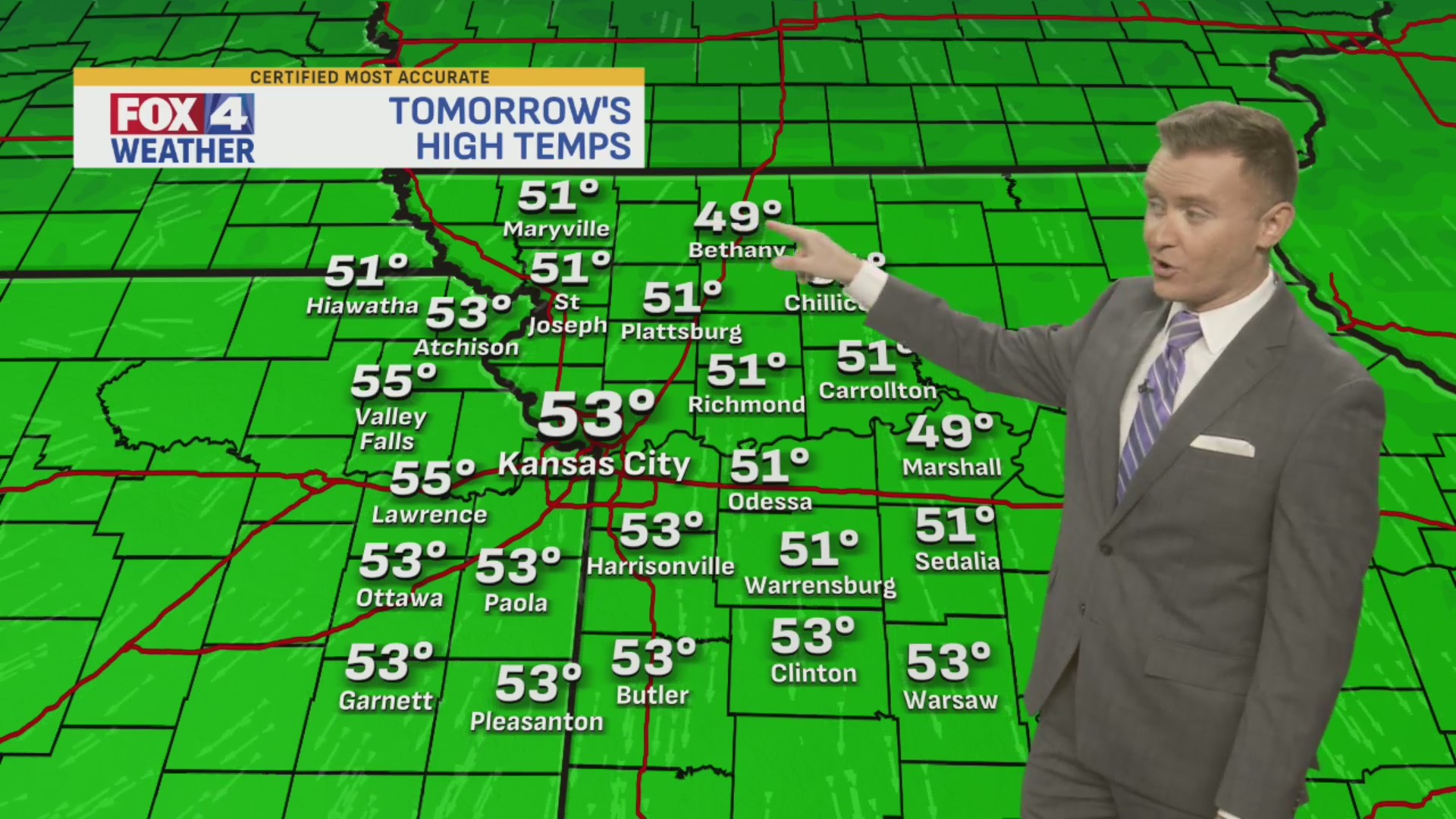 Sunday night forecast – FOX 4 Kansas City WDAF-TV | News, Weather, Sports