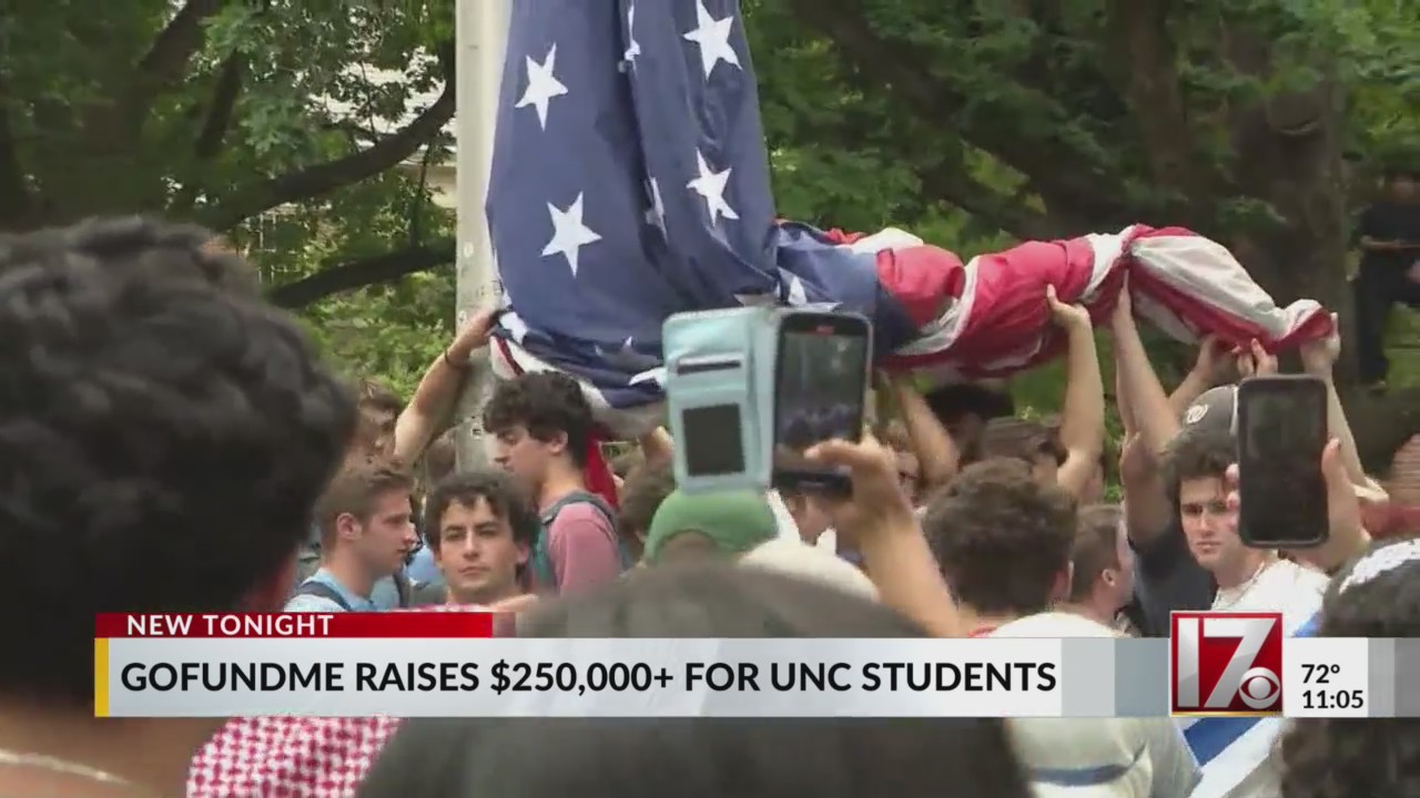 GoFundMe raises $290,000+ for UNC students who protected American flag ...