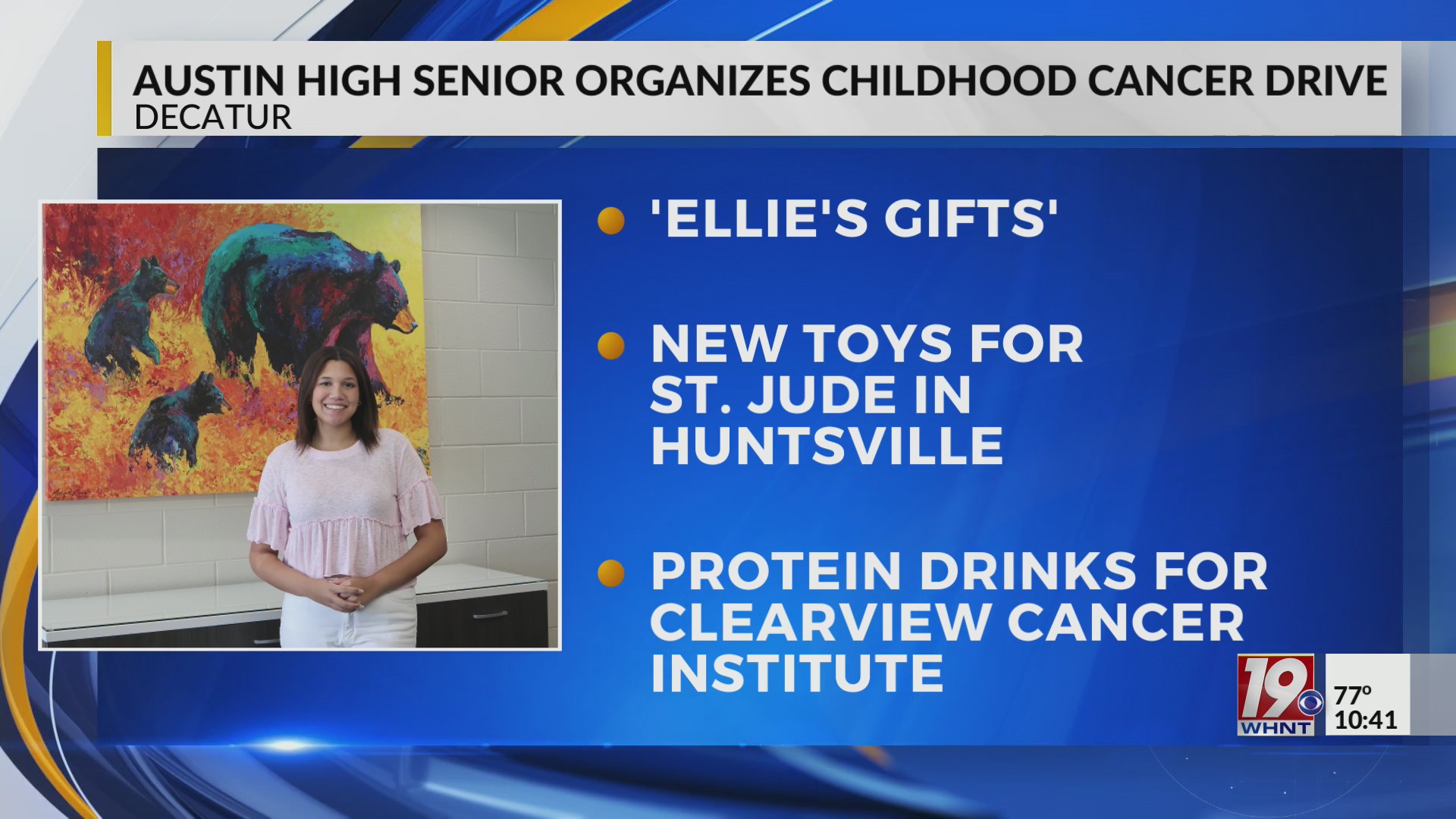Austin High Senior Organizes Childhood Cancer Drive | September 15 ...