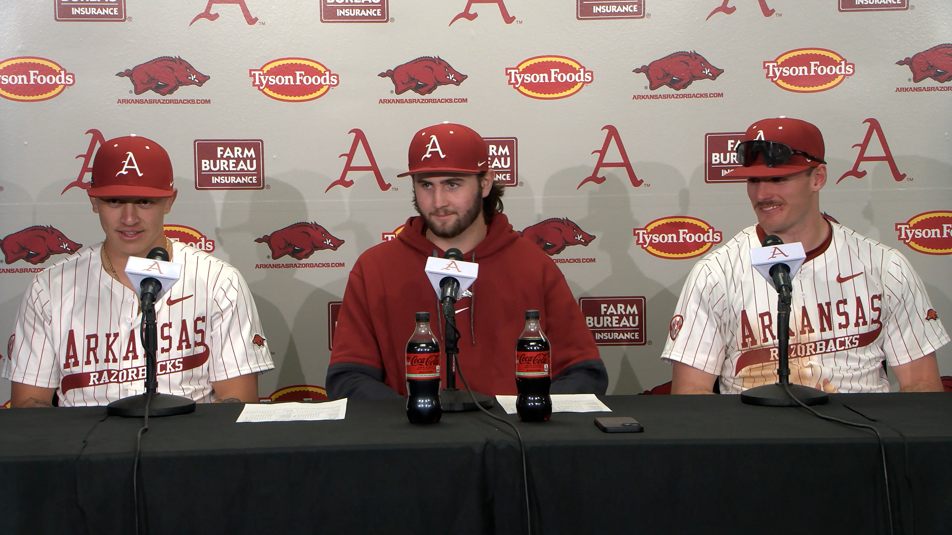 Dave Van Horn and players speak to media after 8-5 win over Charlotte ...