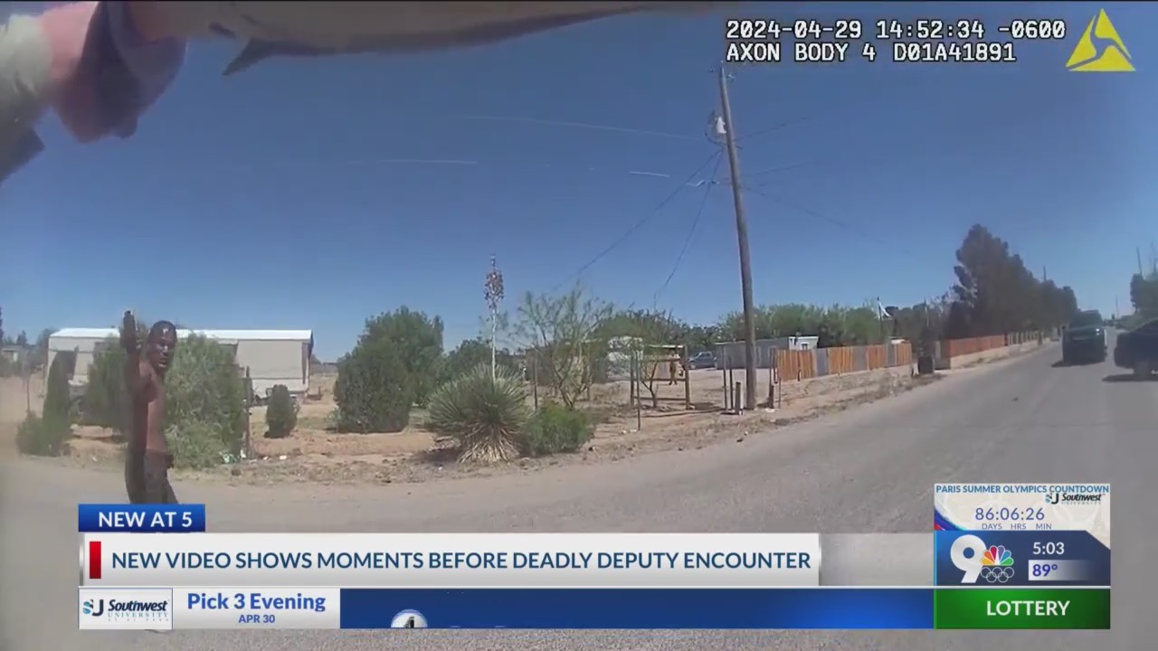 DASO releases body cam of Chaparral man in officer-involved shooting – KTSM 9 News