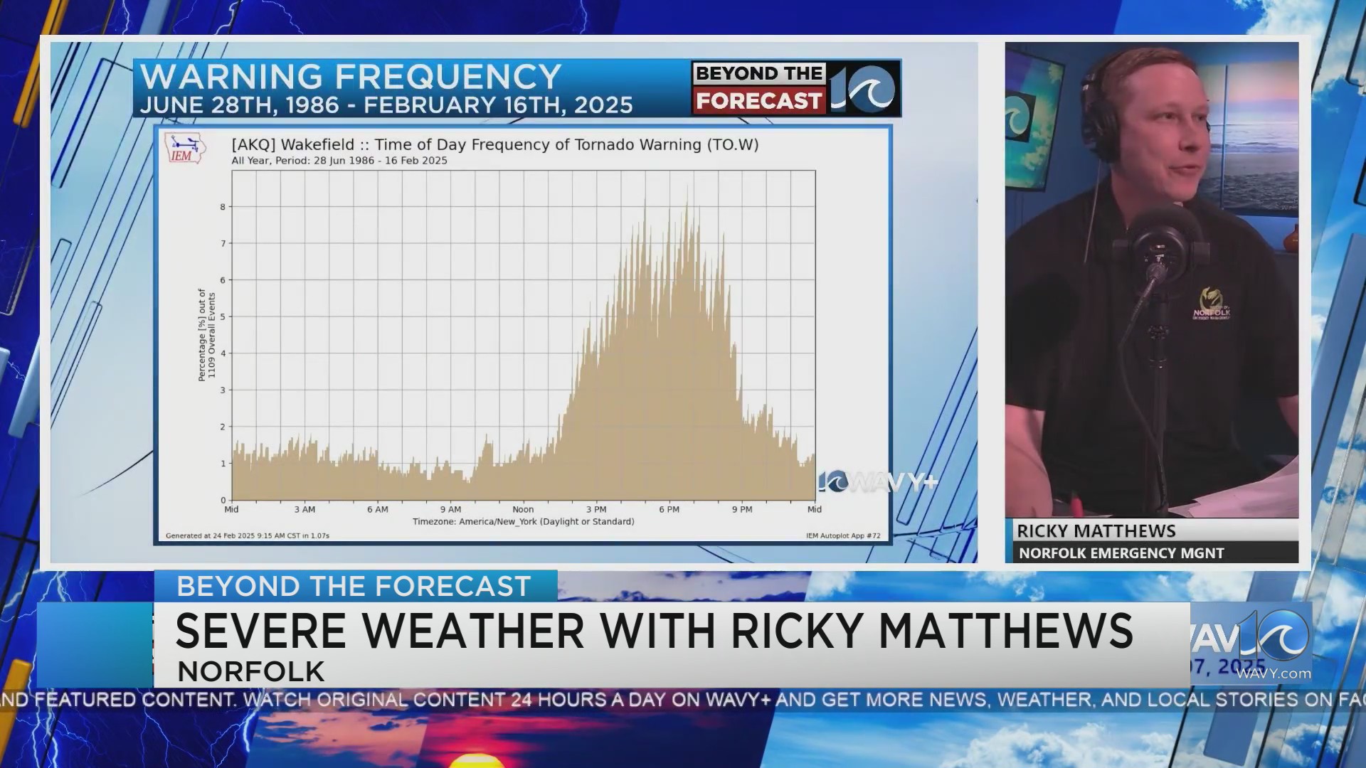 Latest Beyond the Forecast episode now on WAVY+ – WAVY.com