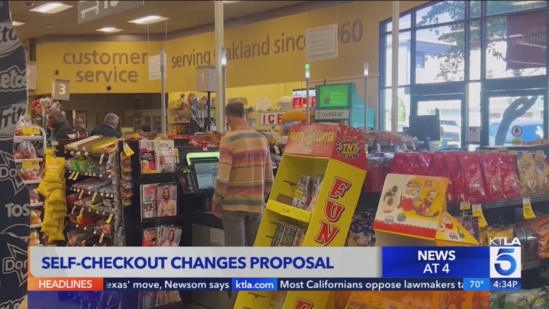 California lawmakers revive proposal to regulate self-checkout lanes – KTLA