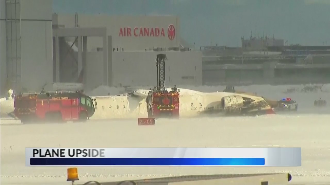Multiple people hurt after Delta flight crashes, lands upside down at ...