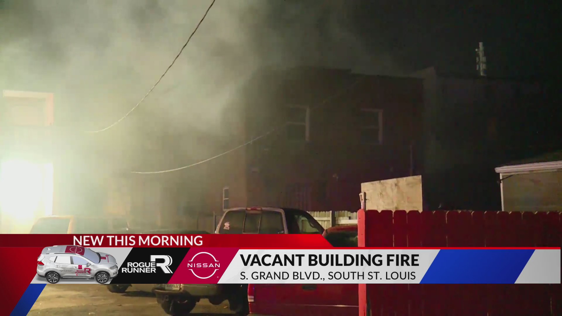 Fire damages vacant building in south St. Louis – FOX 2